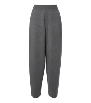 Arch4 Hayden Knitted Cashmere Barrel-leg Pants - Grey