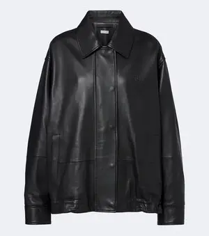 Loewe Oversized Leather Jacket