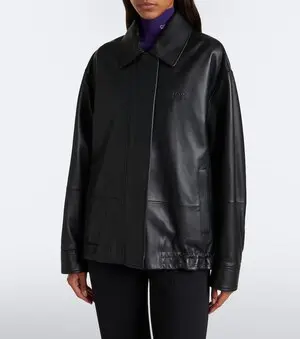 Loewe Oversized Leather Jacket