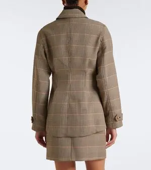 Veronica Beard Severine Prince Of Wales Check Jacket