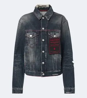 Acne Studios Re-edition Faded Denim Jacket - Blue