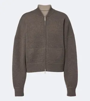 Arch4 New Jace Cashmere Zip-up Cardigan - Brown