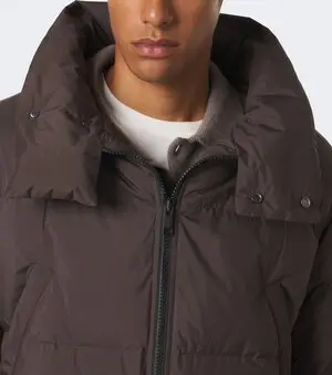 YVES SALOMON Shearling-trimmed Down Coat - Brown