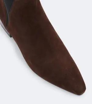 Veronica Beard Astra Suede Chelsea Boots
