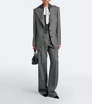 Dolce & Gabbana Virgin Wool Straight Pants