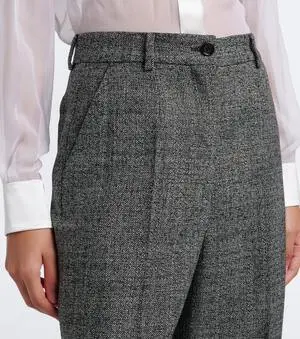 Dolce & Gabbana Virgin Wool Straight Pants