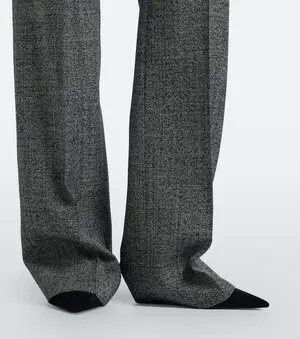 Dolce & Gabbana Virgin Wool Straight Pants