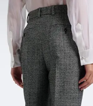 Dolce & Gabbana Virgin Wool Straight Pants