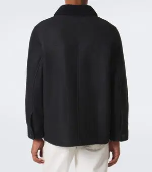YVES SALOMON Shearling-lined Leather Jacket