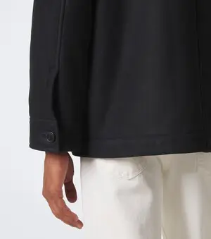 YVES SALOMON Shearling-lined Leather Jacket