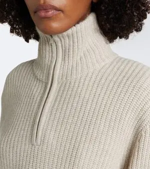 Arch4 Saatchi Cashmere Zip-up Sweater