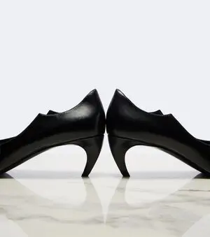 Khaite Valerie Leather Pumps