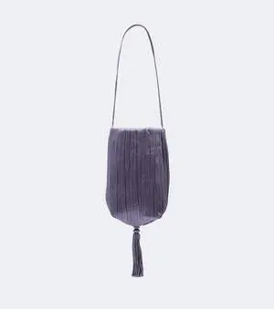 Posse Esme Small Satin Shoulder Bag - Purple