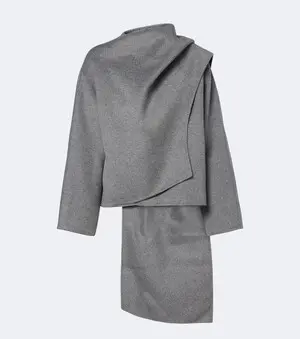 Arch4 Halehurst Cashmere, Silk, And Wool Cape - Grey