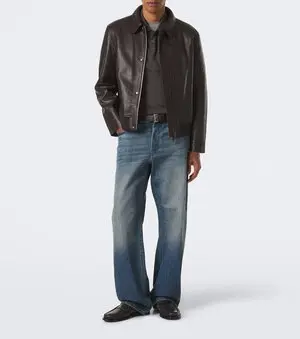 YVES SALOMON Leather Blouson Jacket