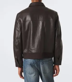 YVES SALOMON Leather Blouson Jacket