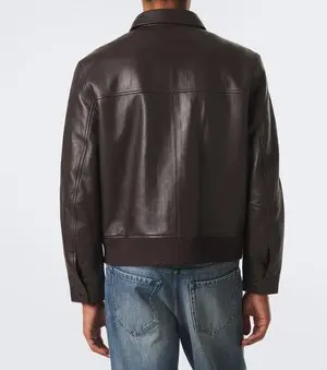 YVES SALOMON Leather Blouson Jacket