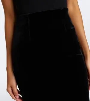 Roland Mouret Velvet Pencil Skirt