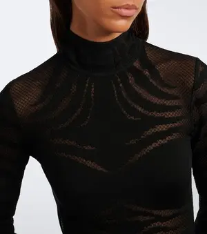 Roberto Cavalli Trompe L'œil Silk-blend Gown