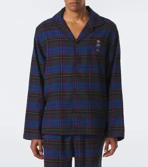 Polo Ralph Lauren Polo Bear Plaid Cotton Flannel Pajamas