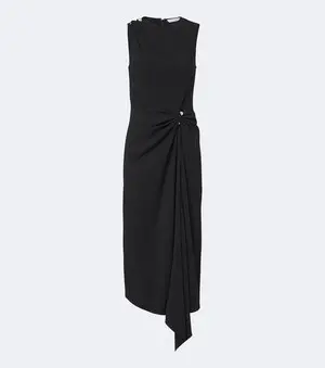 Veronica Beard Freja Embellished Midi Dress - Black