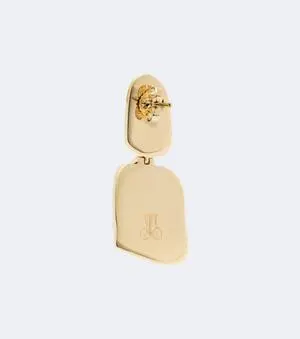 La DoubleJ Spells 24kt Gold-plated Drop Earrings