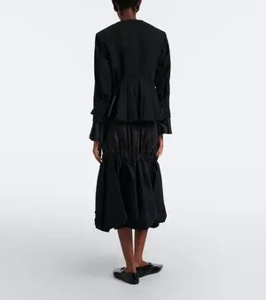Noir Kei Ninomiya Tiered Midi Skirt