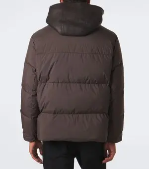YVES SALOMON Shearling-trimmed Down Jacket
