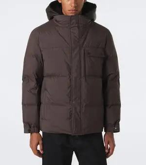 YVES SALOMON Shearling-trimmed Down Jacket