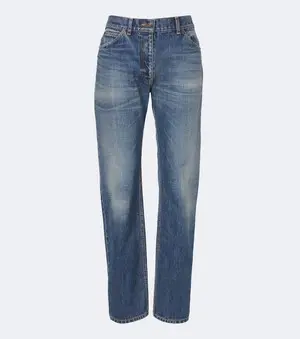 THE ROW Dinni Straight Jeans - Blue