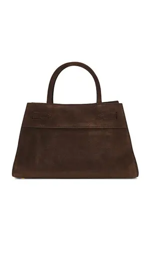 Veronica Beard Suede Dash Bag In Brown