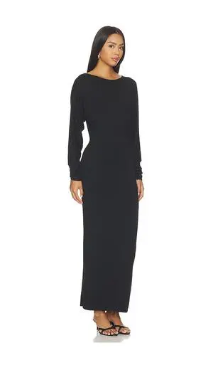 Eterne Mountain Soft Jersey Midi Dress
