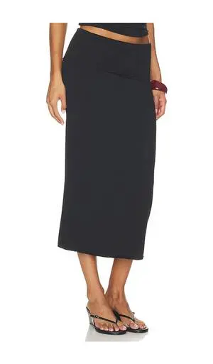 Eterne Elsa Soft Jersey Midi Skirt