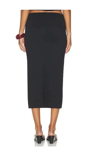 Eterne Elsa Soft Jersey Midi Skirt
