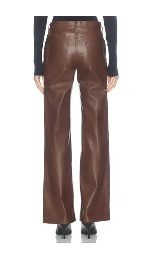Hudson Jeans Rosie High Rise Wide Leg In Brown