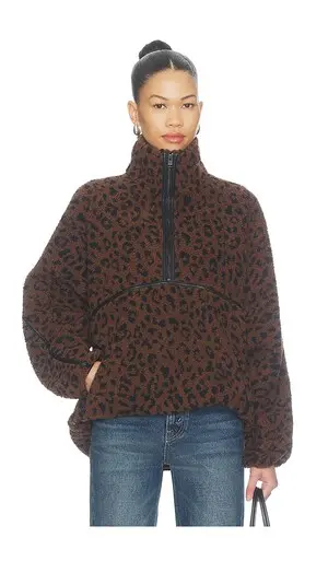 LAMARQUE Helsa Leo Jacket In Brown