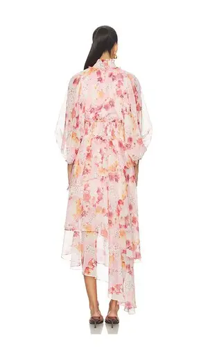 ELLIATT X Astrid Midi Dress In Pink