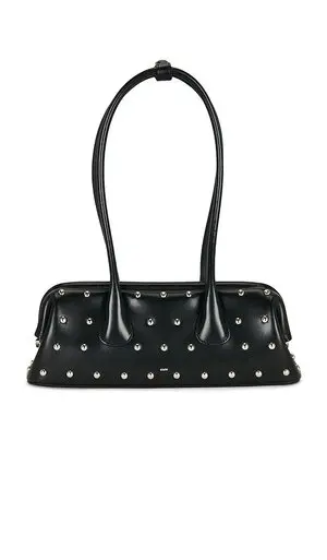 OSOI Boat Wide Mini Shoulder Bag In Black