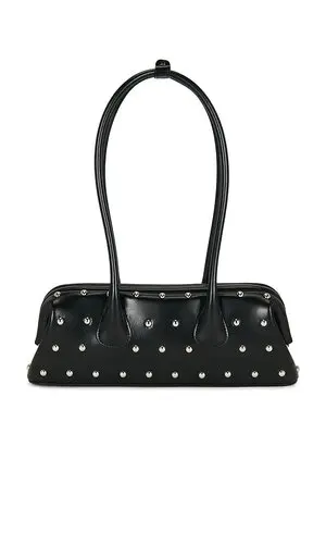 OSOI Boat Wide Mini Shoulder Bag In Black