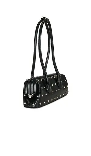 OSOI Boat Wide Mini Shoulder Bag In Black