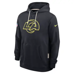 Nike Los Angeles Rams Rivalries Collection Sideline Dri-fit Nfl Pullover Hoodie - Blue