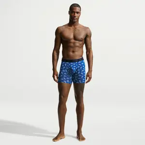 Nike Essential Cotton Stretch Dri-fit Boxer Briefs - Blue