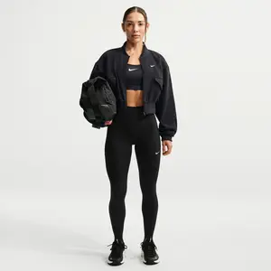 Nike One Therma-fit Fleece Bomber Jacket - Black