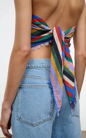 Staud Sonya Cotton Scarf - Multi