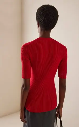 Prada Ribbed Wool Top