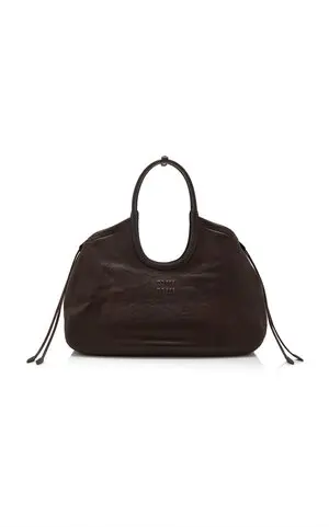 Miu Miu Ivy Leather Shoulder Bag - Brown