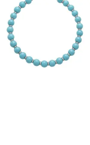 JENNA BLAKE 18k Yellow Gold, Turquoise And Diamond Necklace - Multi