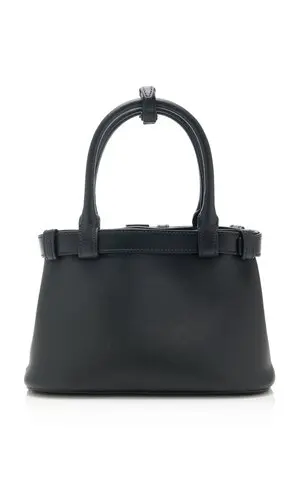 Prada Buckled Leather Top Handle Bag
