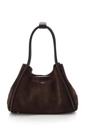 Max Mara Marine Suede Bag - Brown