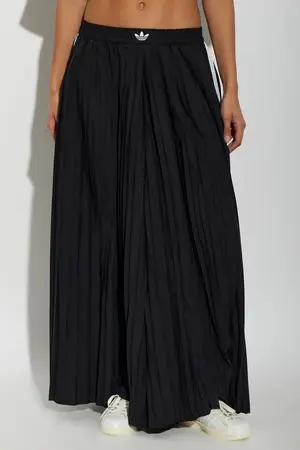 ADIDAS ORIGINALS Pleated Wide-leg Trousers